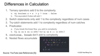 Cyclomatic and cognitive complexity | PPTX | Computing | Technology & Computing