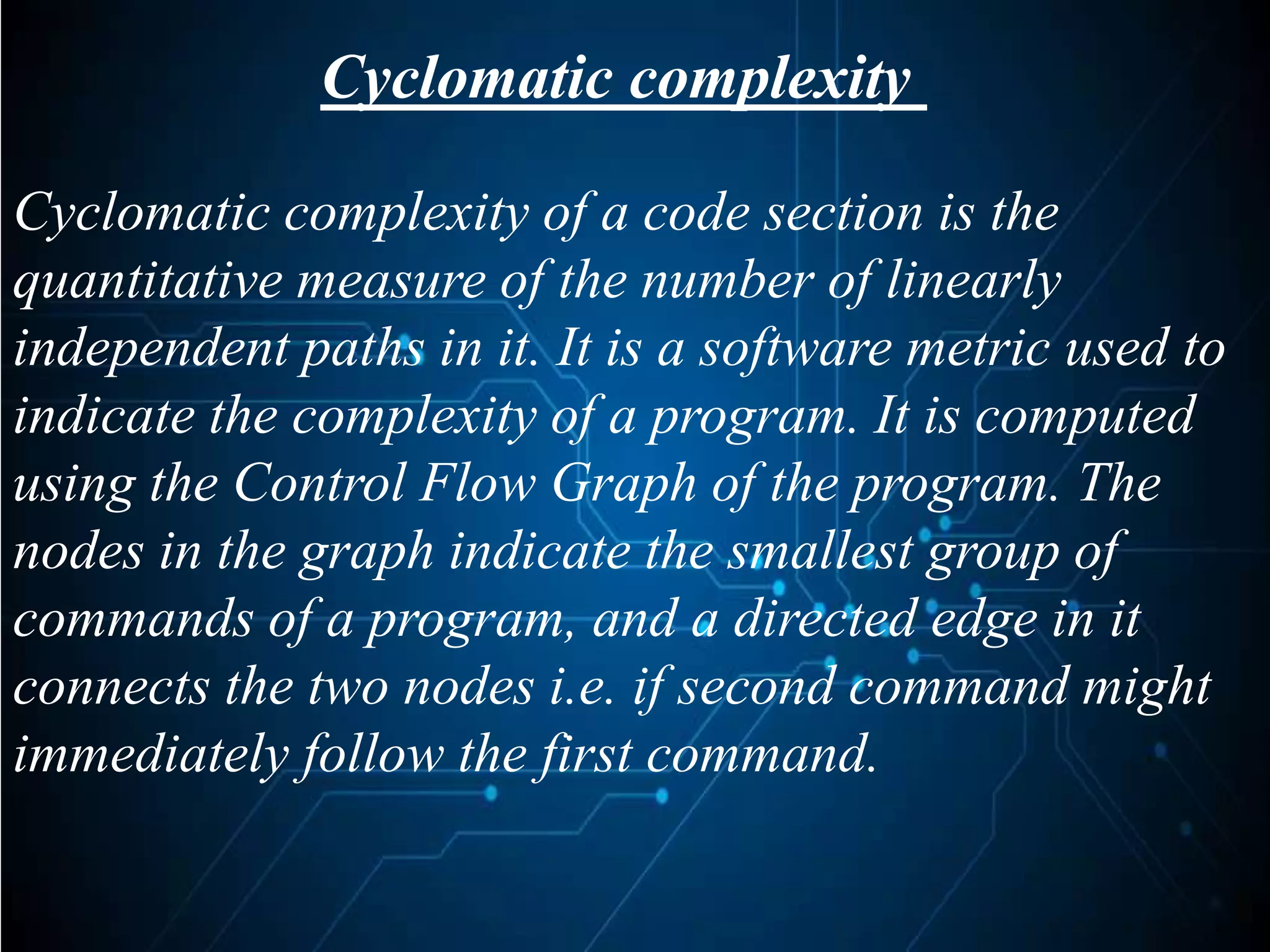cyclomatic complecity.pptx | Free Download cyclomatic complecity.pptx | Free Download