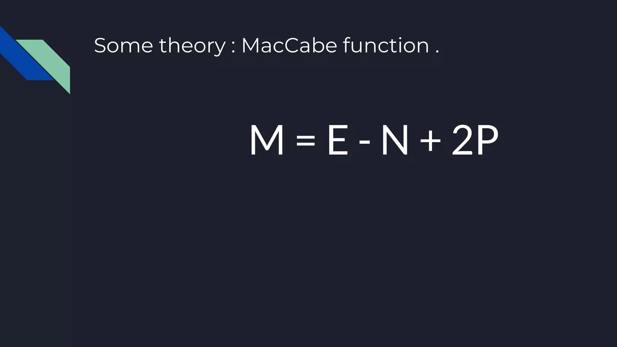 Cyclomatic complexity | PPTX