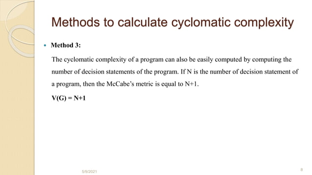 Calculation of Cyclomatic complexity | PPT Calculation of Cyclomatic complexity | PPT