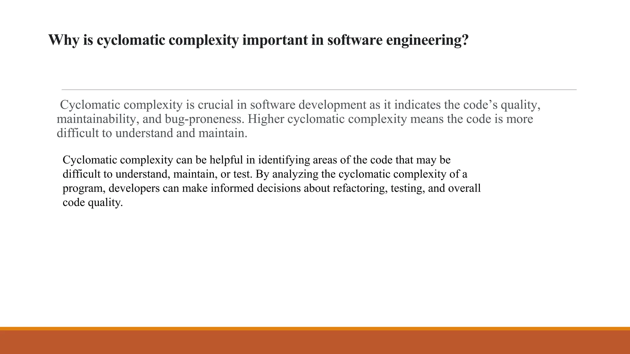 How To Calculte Cyclomatic Complexity Through Various Methods Ppt