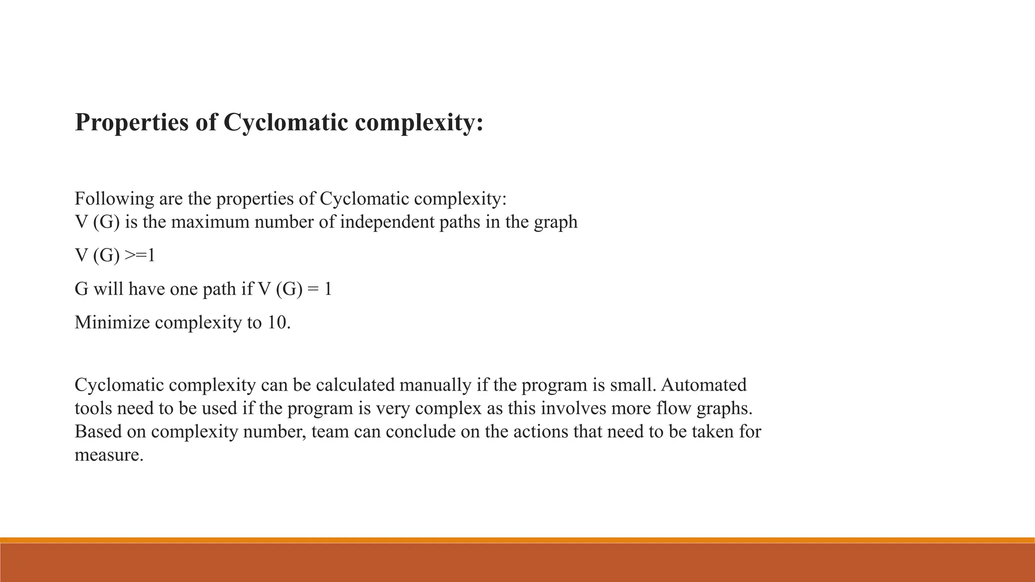 How To Calculte Cyclomatic Complexity Through Various Methods Ppt
