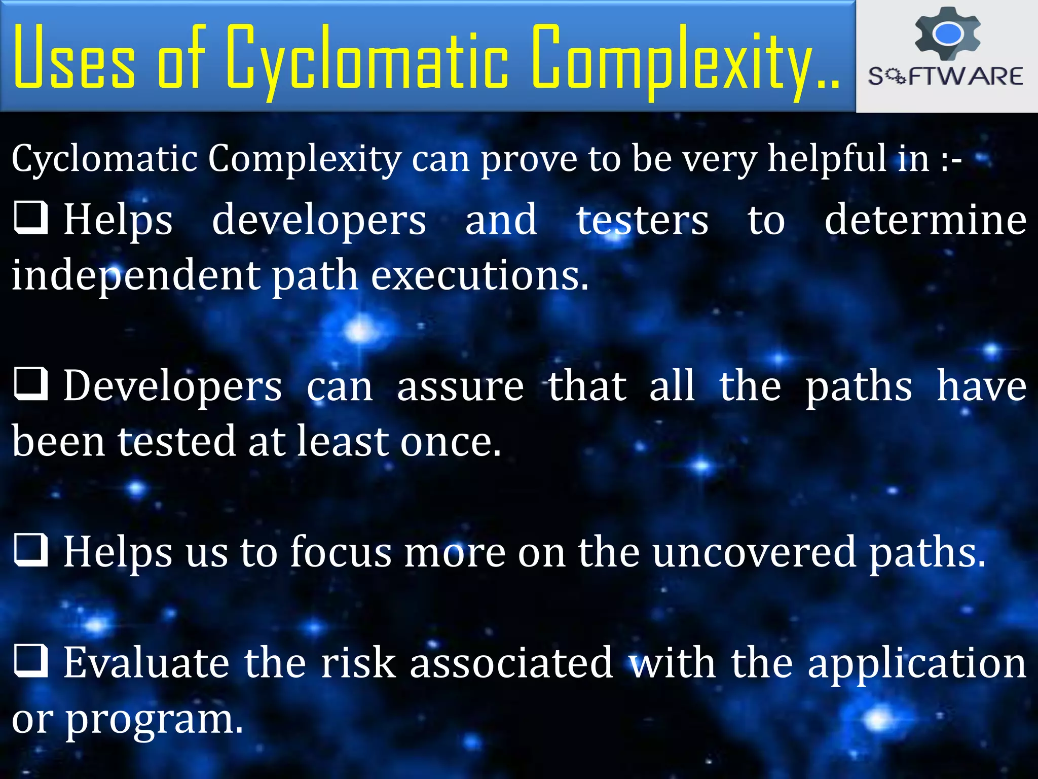 Cyclomatic complexity | PDF | Computer Software and Applications | Computing