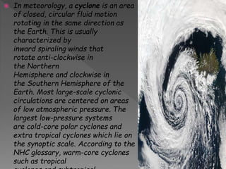 Cyclone | PPTX | Geography | Science