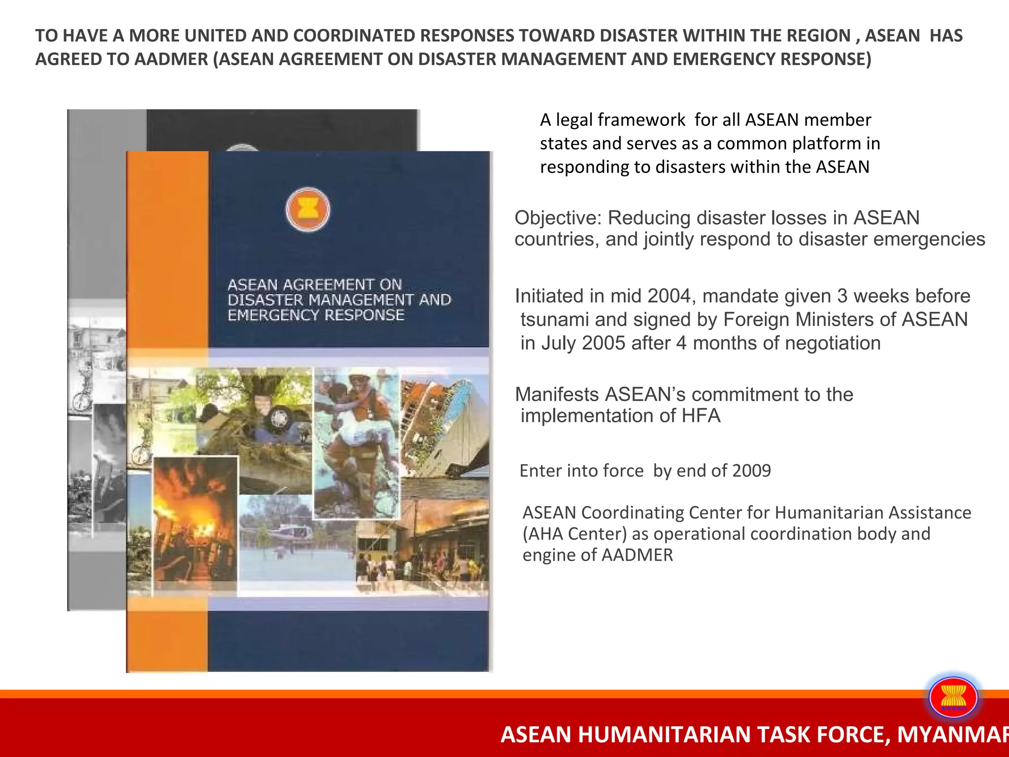 Cyclone Nargis and ASEAN: Promoting a Regional Mechanism in Disaster ...
