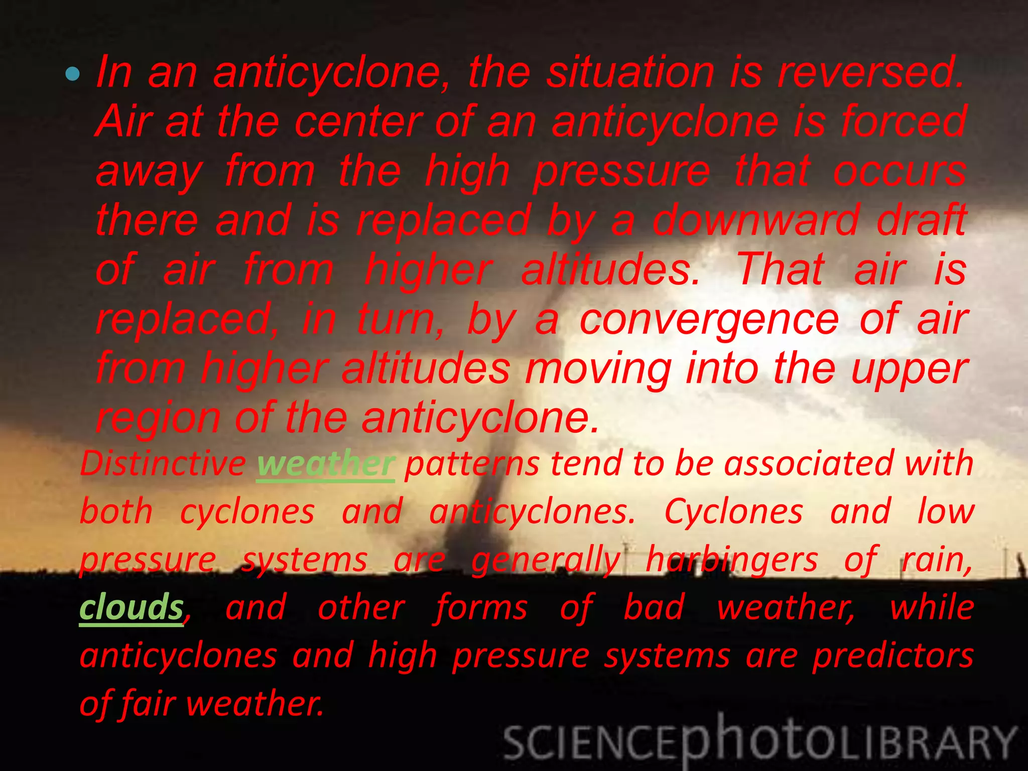Cyclone and anticyclone | PPTX