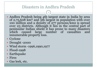 Cyclone disaster in Andhra Pradesh | PDF