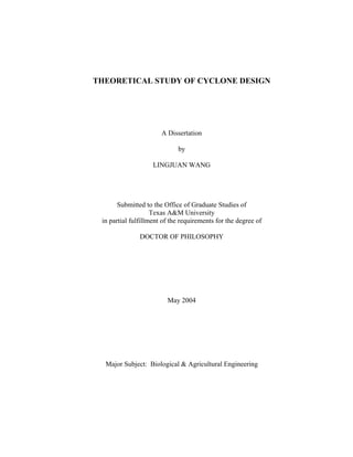 Cyclone design | PDF