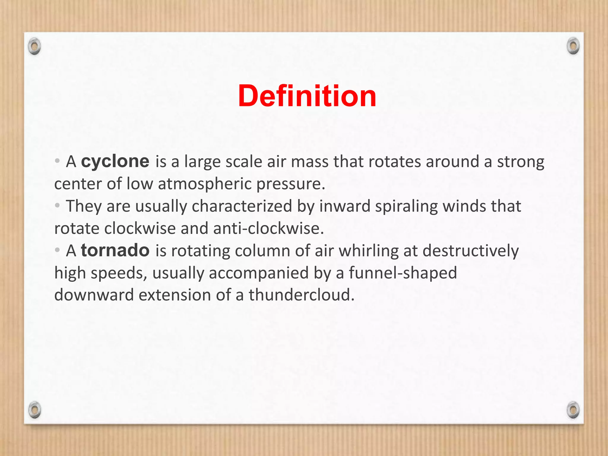 Cyclone disaster management | PPTX