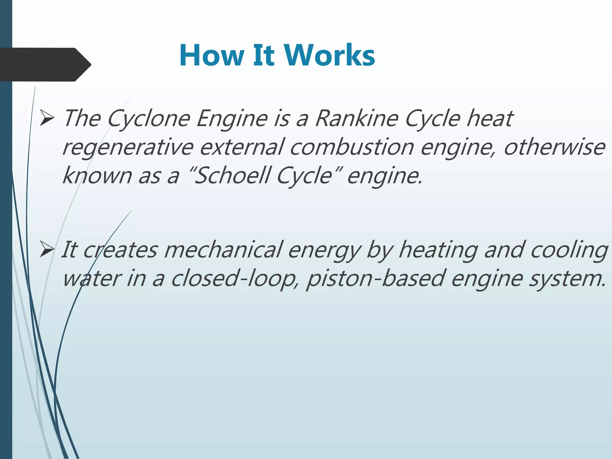 Seminar on Cyclone engine ppt | PPTX