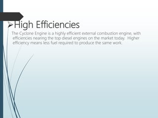 Seminar on Cyclone engine ppt | PPTX