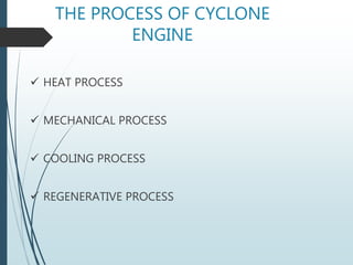 Seminar on Cyclone engine ppt | PPTX