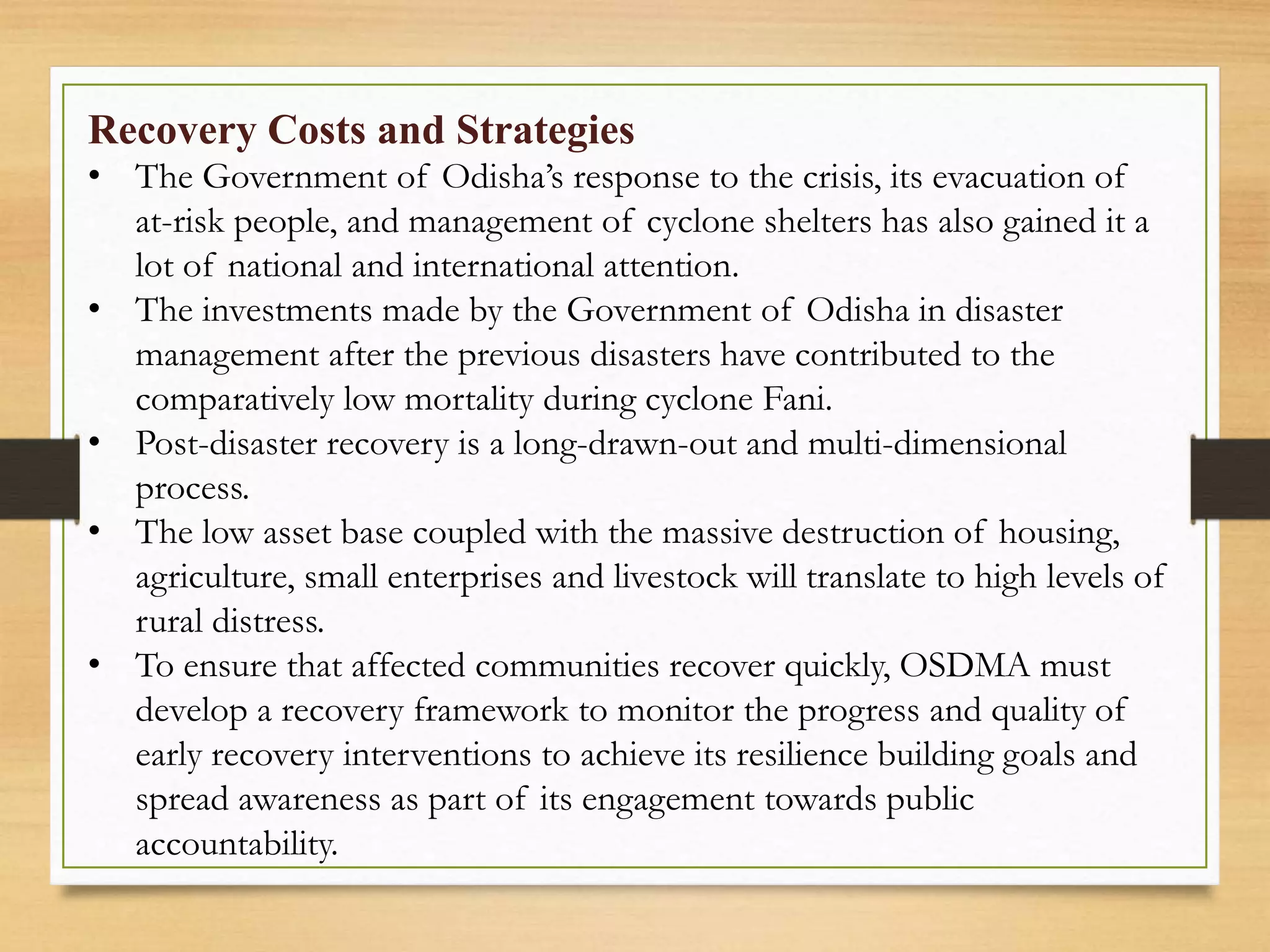 Cyclone Fani Disaster Management – Odisha 2019.pptx