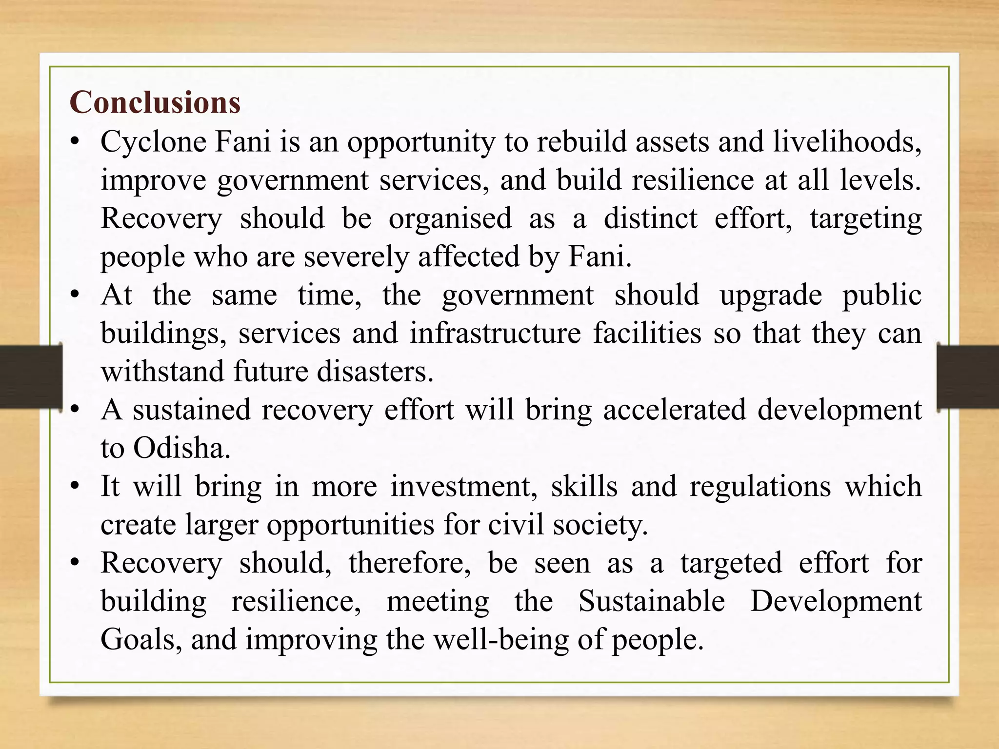 Cyclone Fani Disaster Management – Odisha 2019.pptx