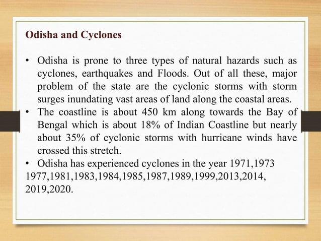 Cyclone Fani Disaster Management – Odisha 2019.pptx