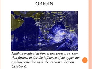 Cyclone Hudhud Map