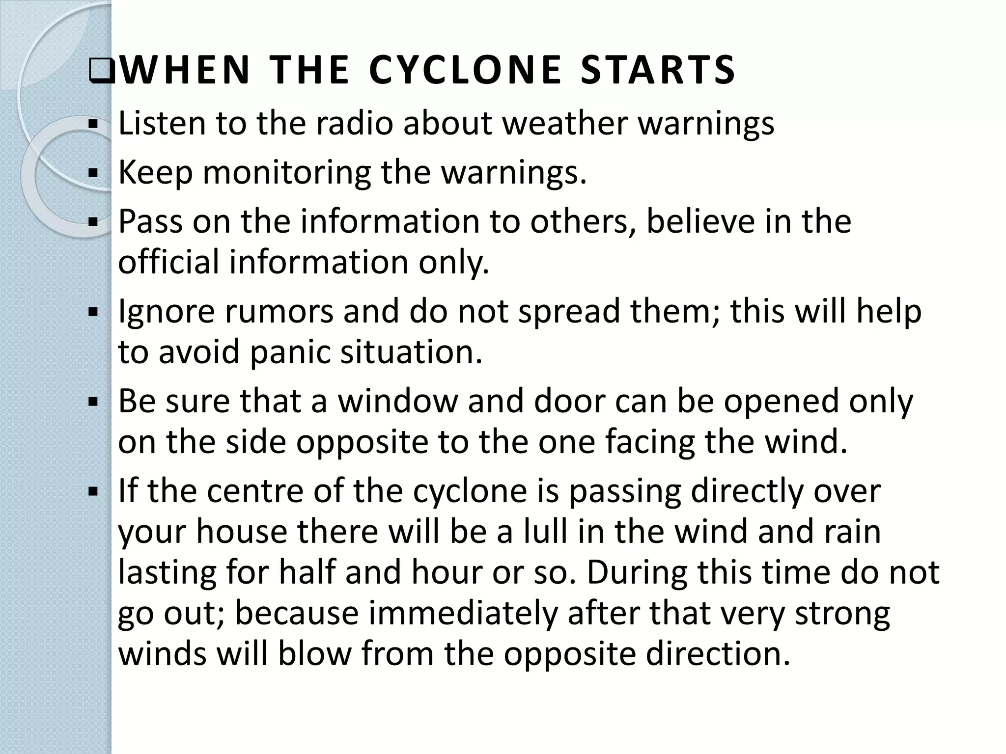 Cyclones | PPTX