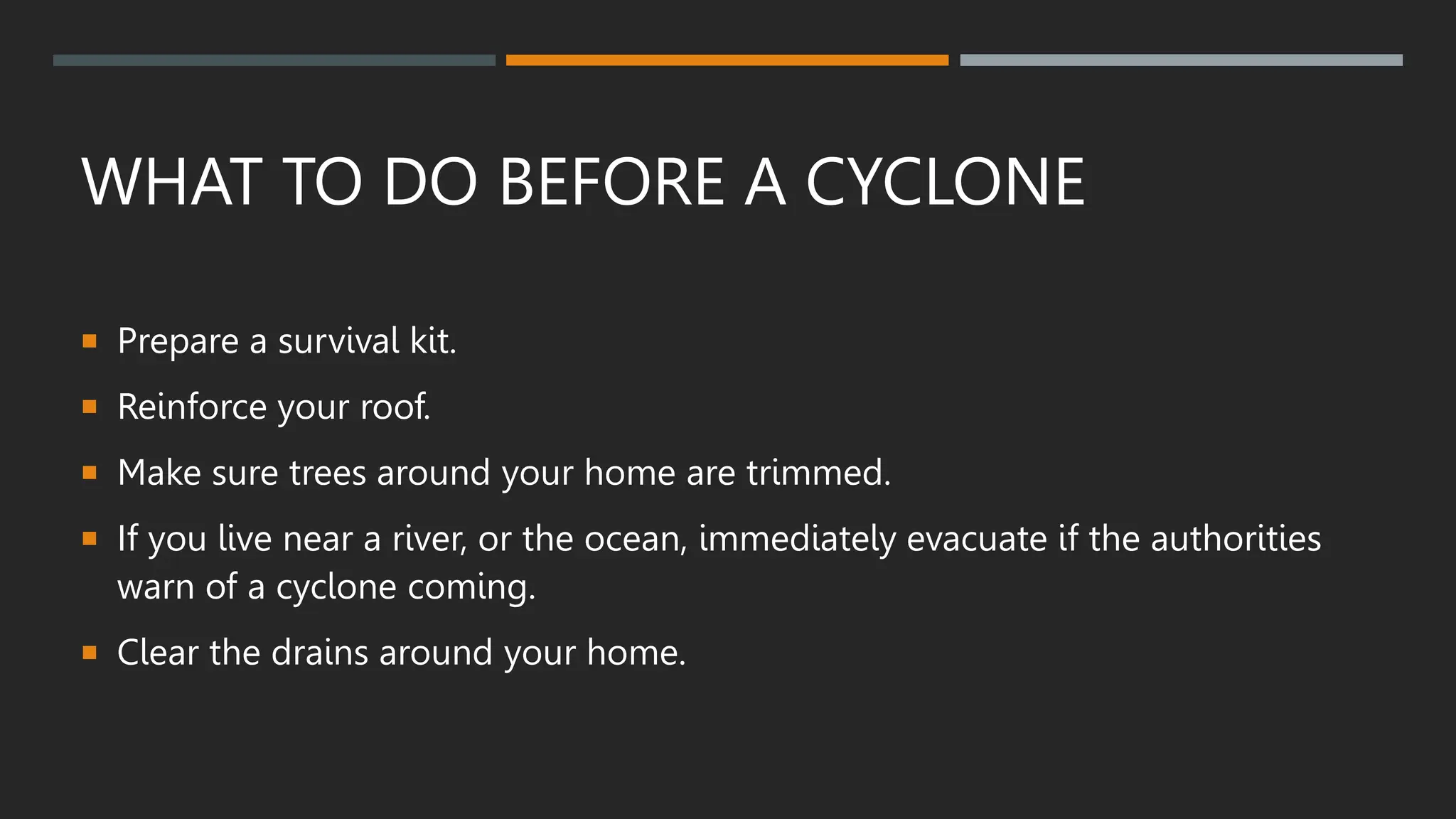 Danger and risk reduction: Cyclones, typhoons, and hurricanes | PPTX
