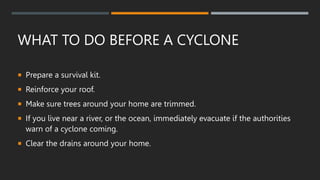 Danger and risk reduction: Cyclones, typhoons, and hurricanes | PPT