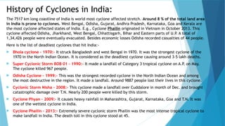 CYCLONES_FORMATION OF CYCLONES IN INDIA AND WORLD | PPTX