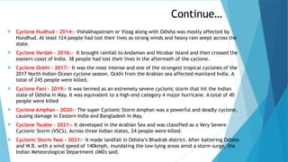 CYCLONES_FORMATION OF CYCLONES IN INDIA AND WORLD | PPTX