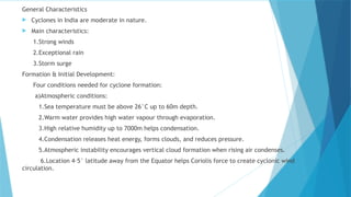 CYCLONES_FORMATION OF CYCLONES IN INDIA AND WORLD | PPTX