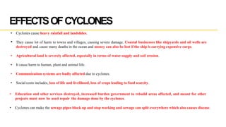 CYCLONES TYPES, DETAILS OF THE CONTENT IS PROVIDED | PPT