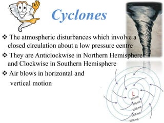 Cyclones and anticyclones | PPTX