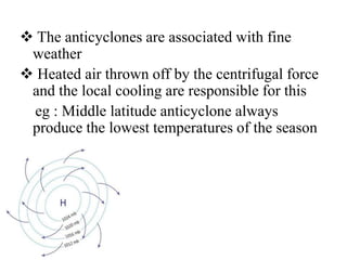 Cyclones and anticyclones | PPTX