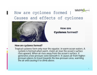 Cyclones and Tropical Cyclone class 7 social science | PDF
