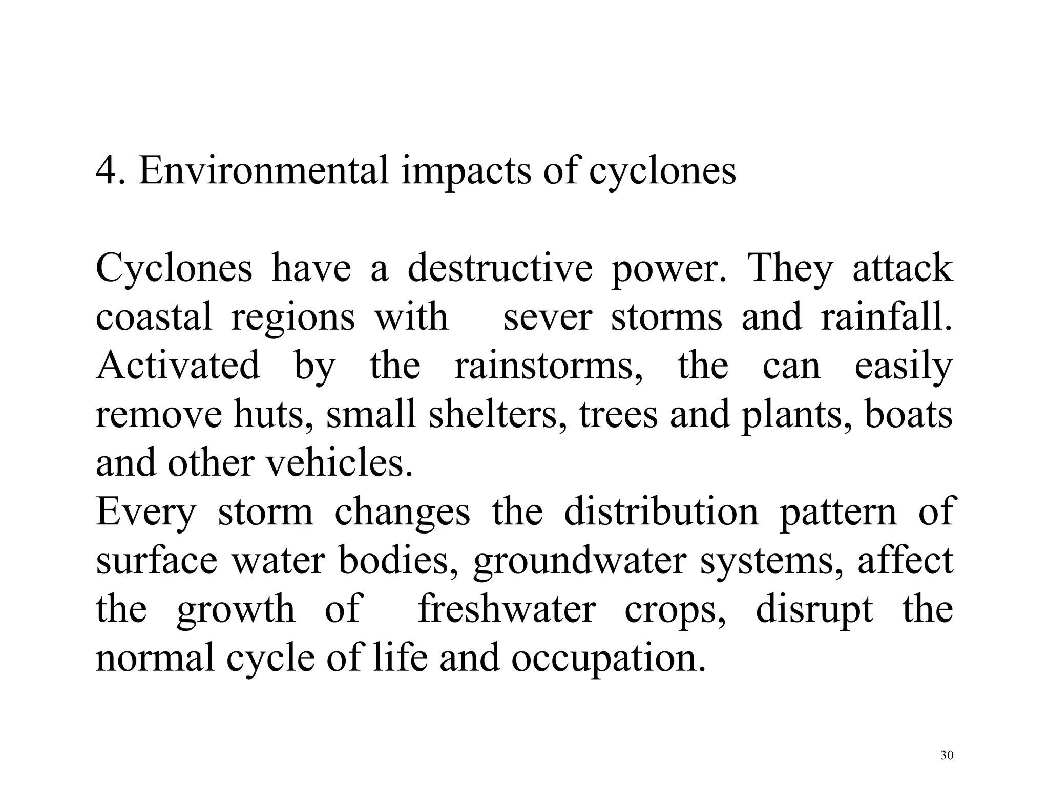Cyclones as natural hazards | PDF