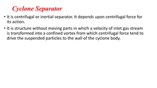 Cyclone separator | PDF