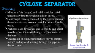 Principles, construction and working of cyclone separator.pptx