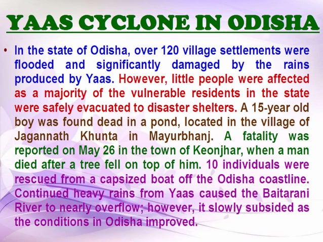 Cyclone yaas | PPT