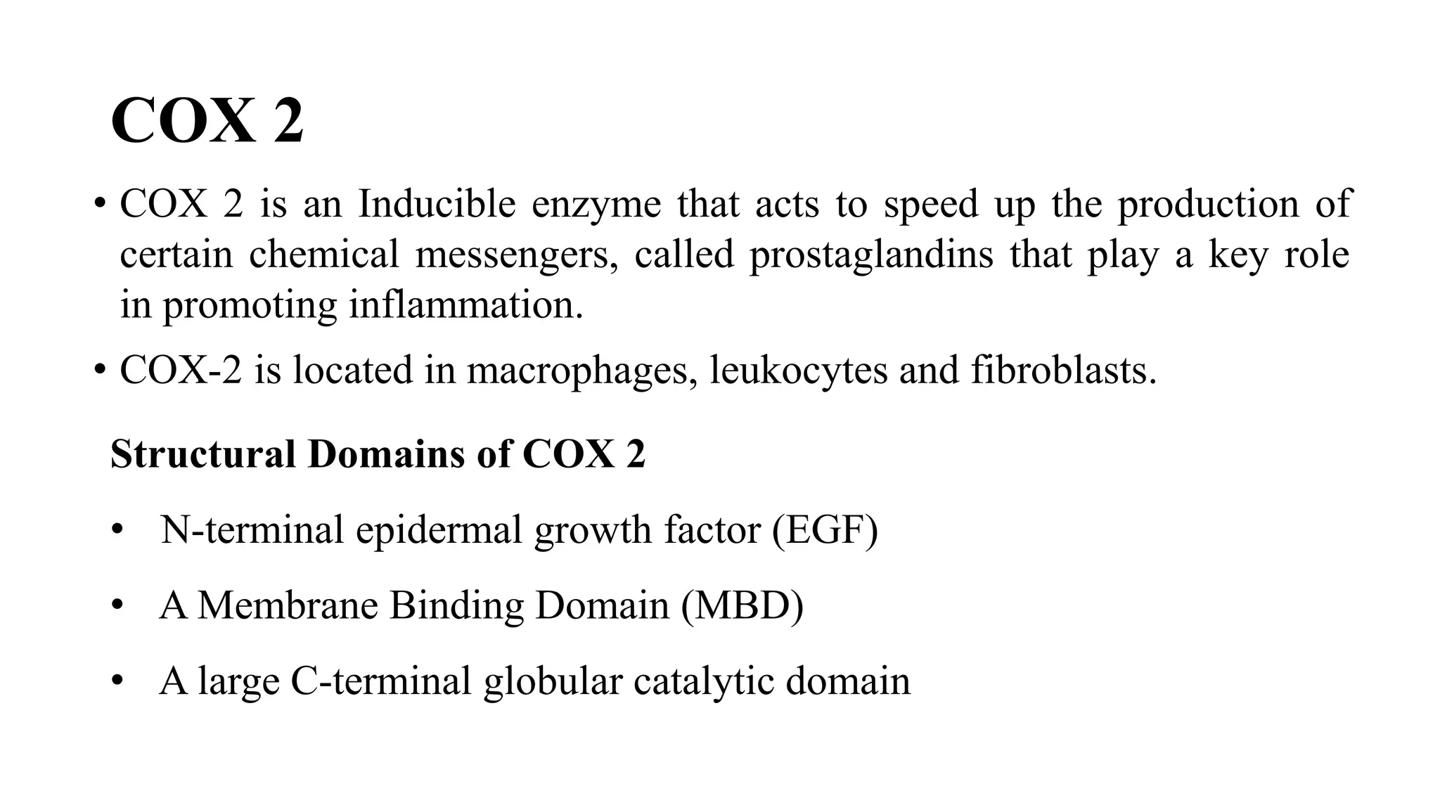 Cyclooxygenase-2 presentation | PPTX