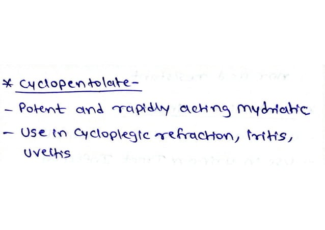 Cyclopentolate | PDF