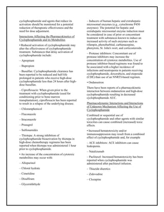 Cyclophosphamide tablets 50 mg smpc taj pharmaceuticals | PDF