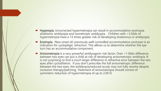 Cycloplegic refraction.pptx | Eye and Vision Conditions | Diseases and ...
