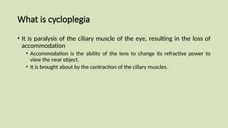 cycloplegic refraction By Dr Abid ..pptx