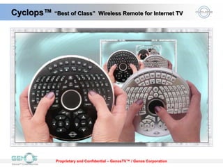 Cyclops Intro 2011 | PPTX | Computer Peripherals | Computing