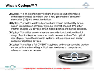Cyclops Intro 2011 | PPTX | Computer Peripherals | Computing