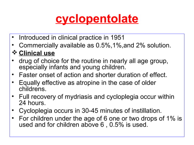 Cyclorefraction | PPT | Eye and Vision Conditions | Diseases and Conditions