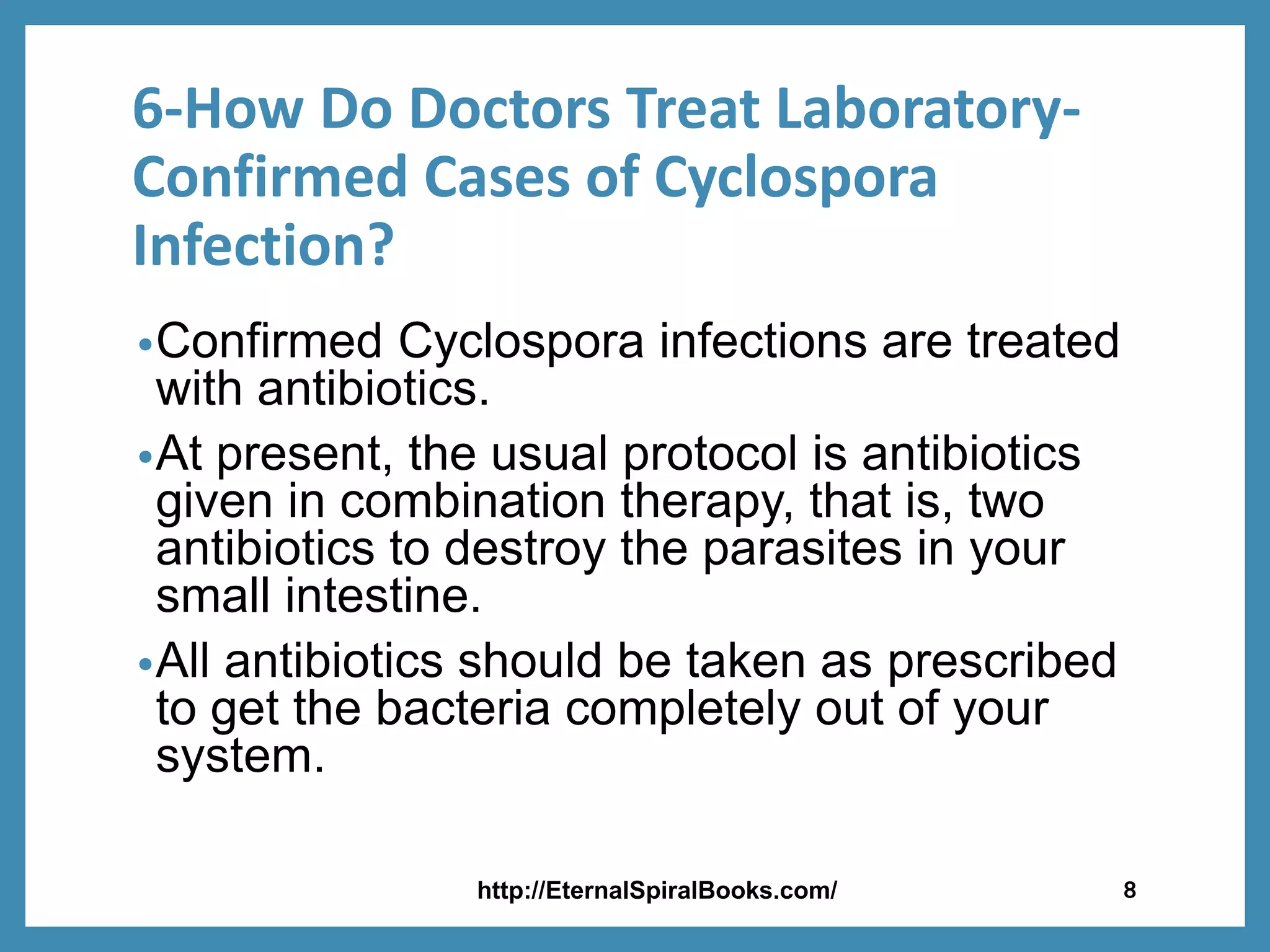Cyclospora: How to Stay Safe | PPTX