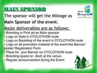 Cyclothon presentation | PPT