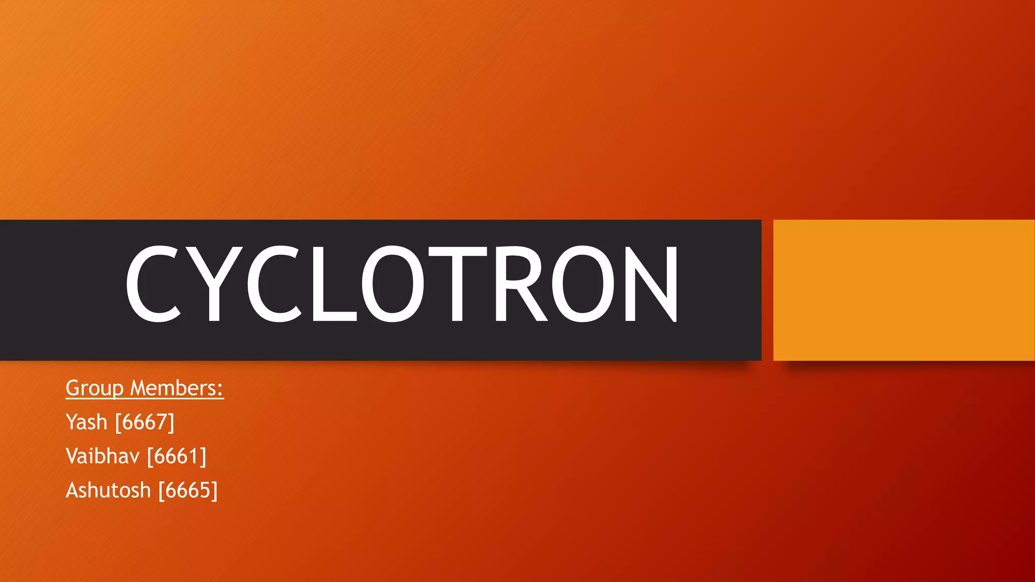 Cyclotron | PDF