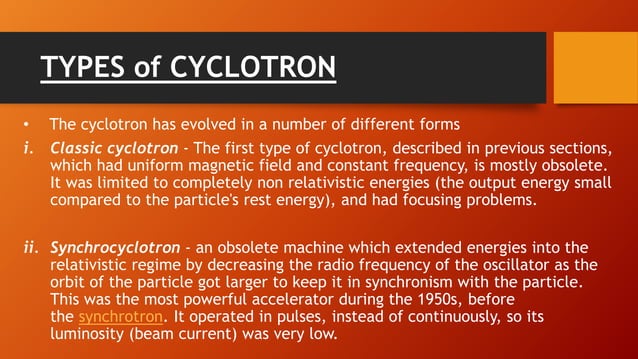Cyclotron | PDF | Chemistry | Science