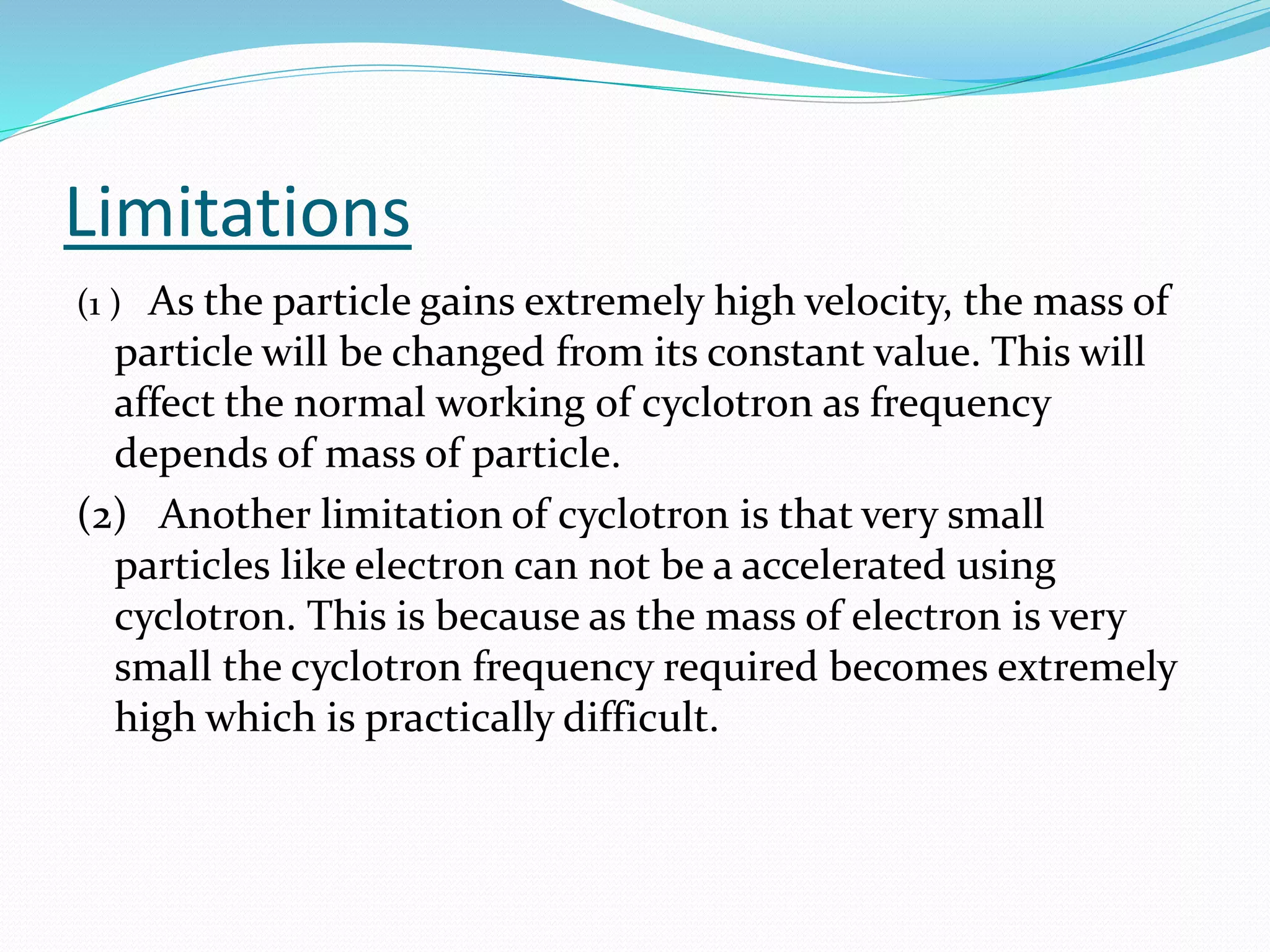 Cyclotron | PPTX | Physics | Science
