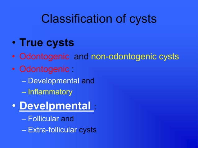 cycst of oral cavity pathology og llg cydydPT | PPT