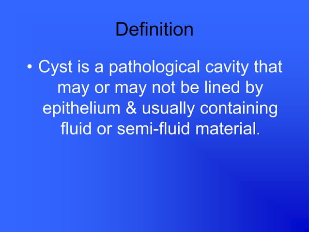 cycst of oral cavity pathology og llg cydydPT | PPT