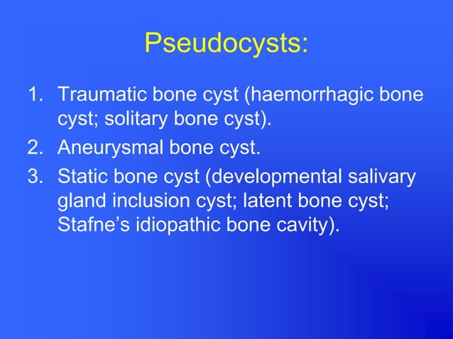 cycst of oral cavity pathology og llg cydydPT | PPT
